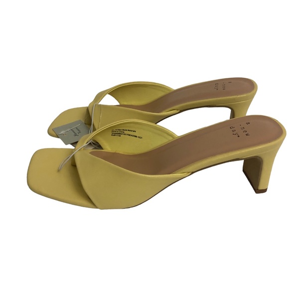 a new day | Shoes | A New Day Yellow Annette Open Toe Memory Foam ...